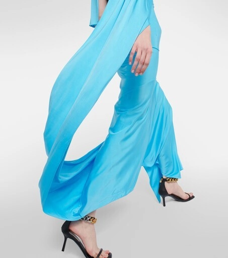 Stella McCartney Draped Asymmetric Maxi Dress