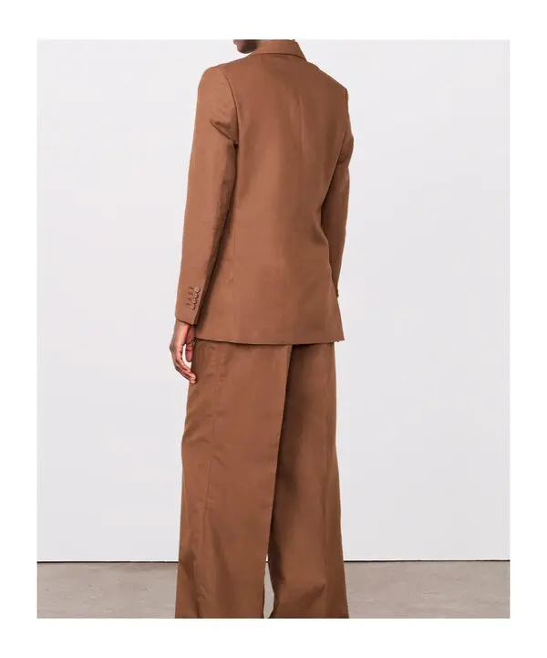Officine Générale Long-sleeved Suit Jacket With Notch Lapel