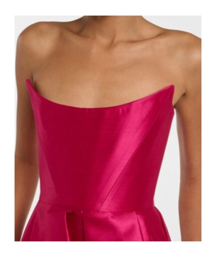 Alex Perry Strapless Midi Dress