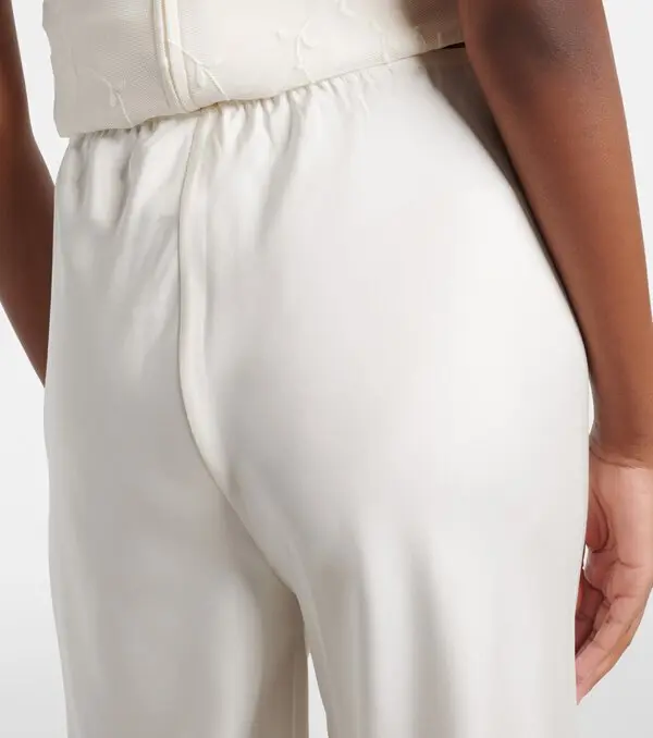 Posse Cove Silk-blend Straight Leg Pants