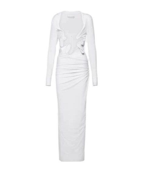 Christopher Esber Long Sleeve Dress - White