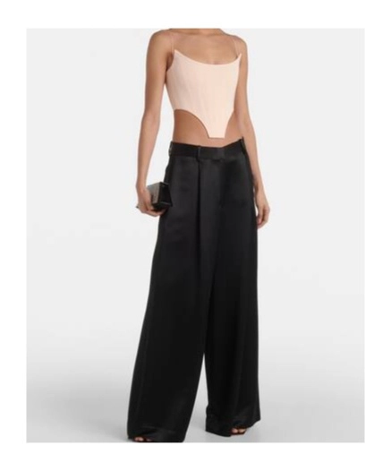 Alex Perry Satin Bustier Top
