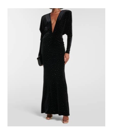 Alexandre Vauthier Crystal-embellished Gown