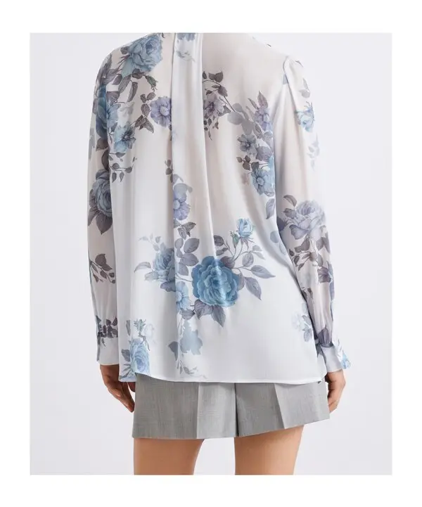 Marella Ruched Georgette Shirt