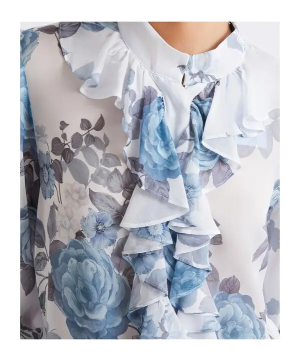 Marella Ruched Georgette Shirt