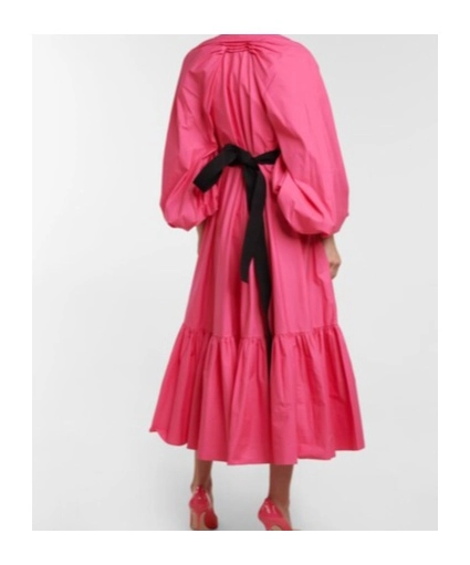 ROKSANDA Zaineb Belted Poplin Gown