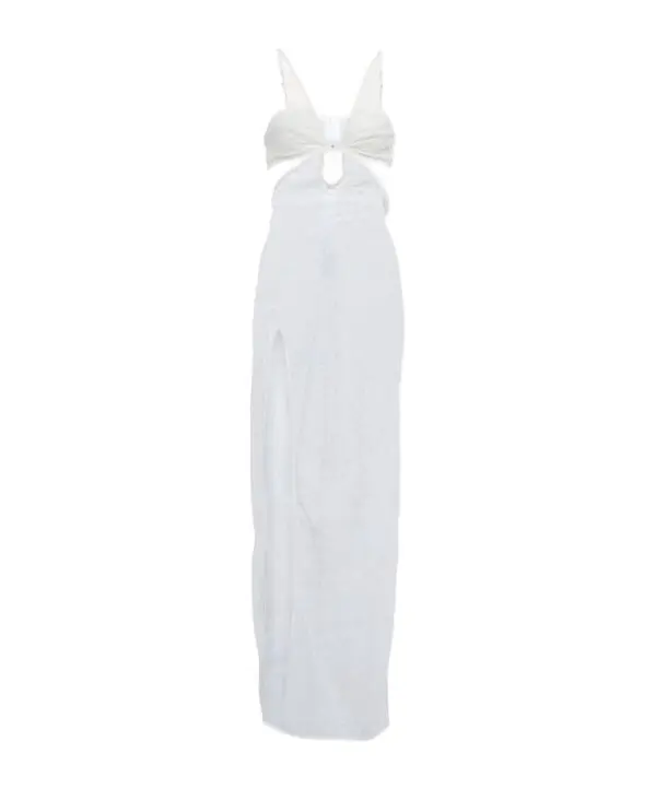 NENSI DOJAKA Bridal Lace Cutout Gown