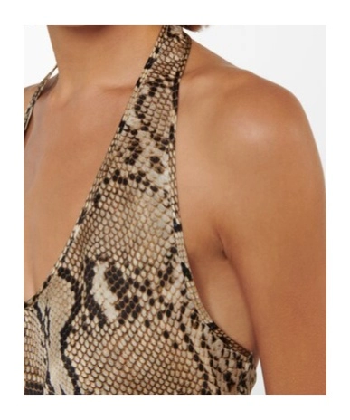 PETAR PETROV Abby Snake-print Silk Midi Dress