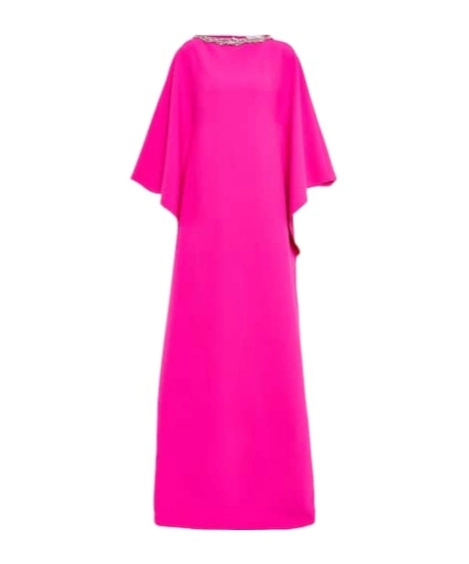 SAFIYAA LONDON Arama Embellished Crepe Gown - Pink