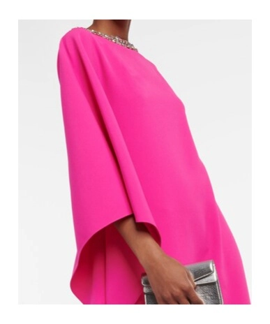 SAFIYAA LONDON Arama Embellished Crepe Gown