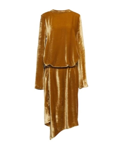PETAR PETROV Agento Velvet Midi Dress