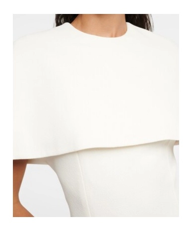 EMILIA WICKSTEAD Blaine Cape Effect Midi Dress