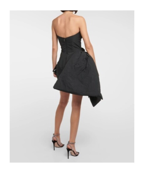 Maticevski Asymmetrical Bustier Minidress With Oversized Bow