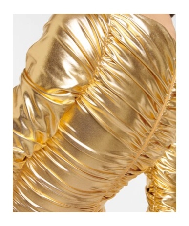 Alex Perry Paxton Metallic Ruched Minidress