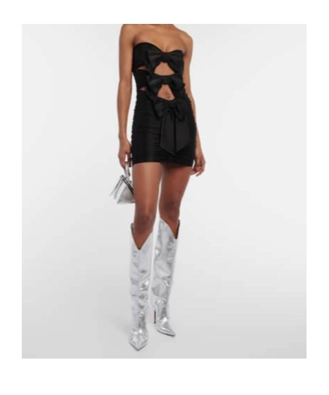 Alexandre Vauthier Strapless Jersey Minidress