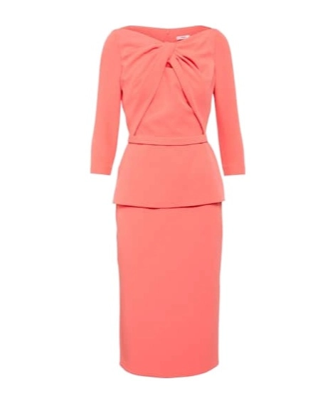 SAFIYAA LONDON Rildanna Crepe Midi Dress