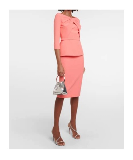 SAFIYAA LONDON Rildanna Crepe Midi Dress