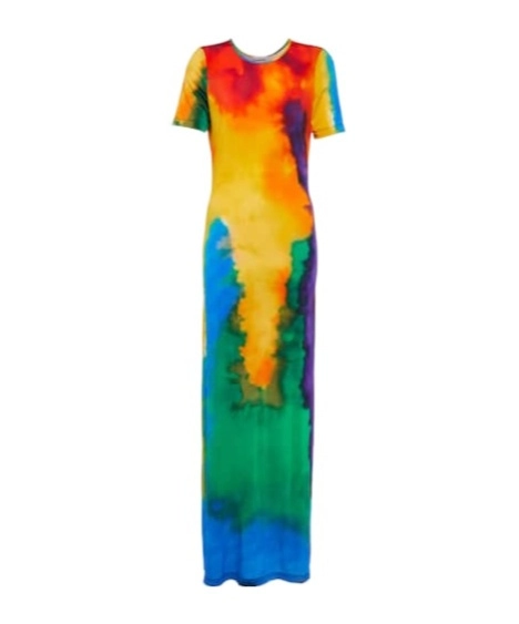 Rabanne Printed Maxi Dress - Multicolor