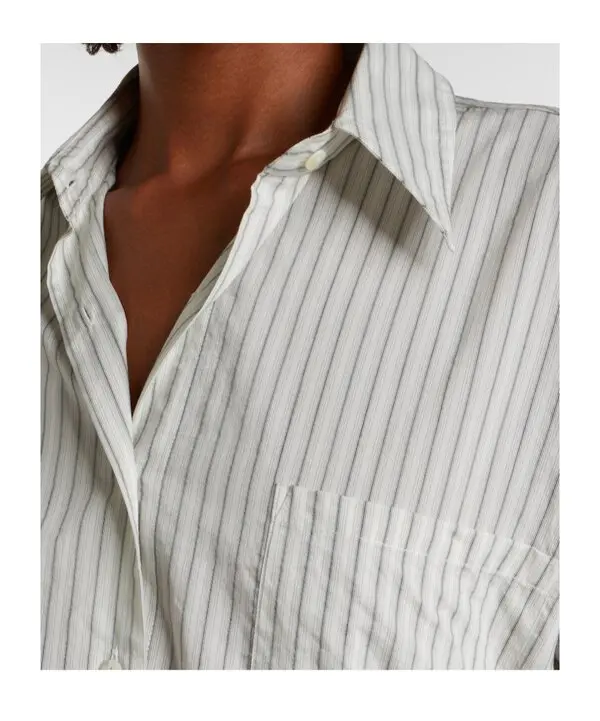 RÓHE Striped Silk Cotton Shirt