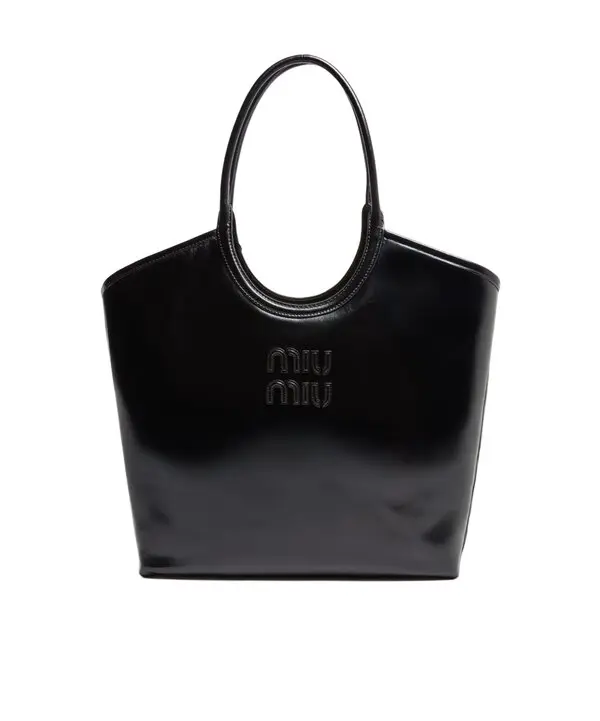 Miu Miu Large Ivy Soft Leather Tote