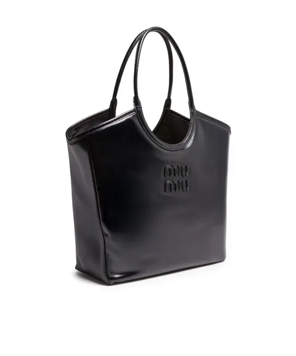 Miu Miu Large Ivy Soft Leather Tote