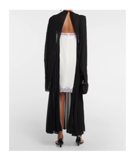 CHRISTOPHER KANE Mrs Robinson Lace-trimmed Midi Dress With Cape