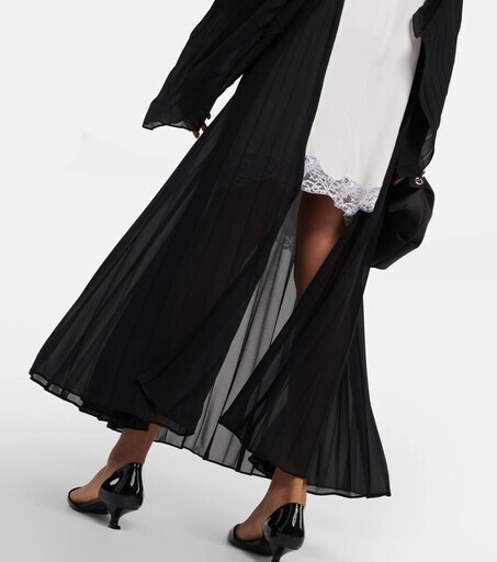 CHRISTOPHER KANE Mrs Robinson Lace-trimmed Midi Dress With Cape