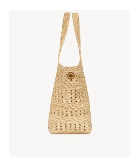 Saint Laurent Icare Medium In Raffia