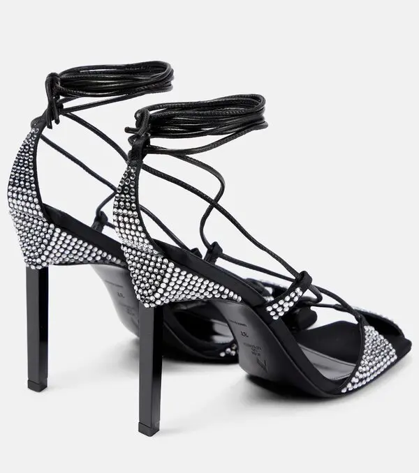 Attico Adele Embellished Sandals