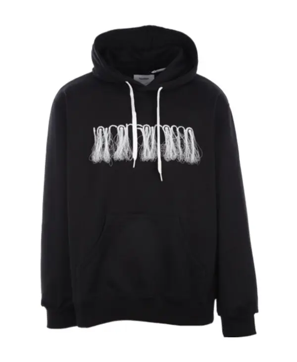 DOUBLET X 10 Corso Como Fringed Hoodie