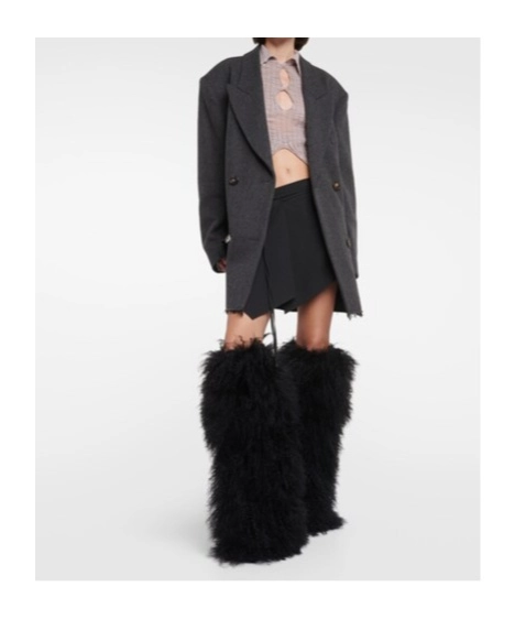 Paris Texas Shearling Fur Boots