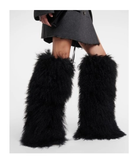 Paris Texas Shearling Fur Boots