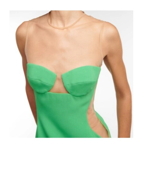 Stella McCartney Mini Dress With Mesh Paneling