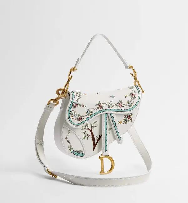 Dior Dioramour Small Saddle Bag With Strap