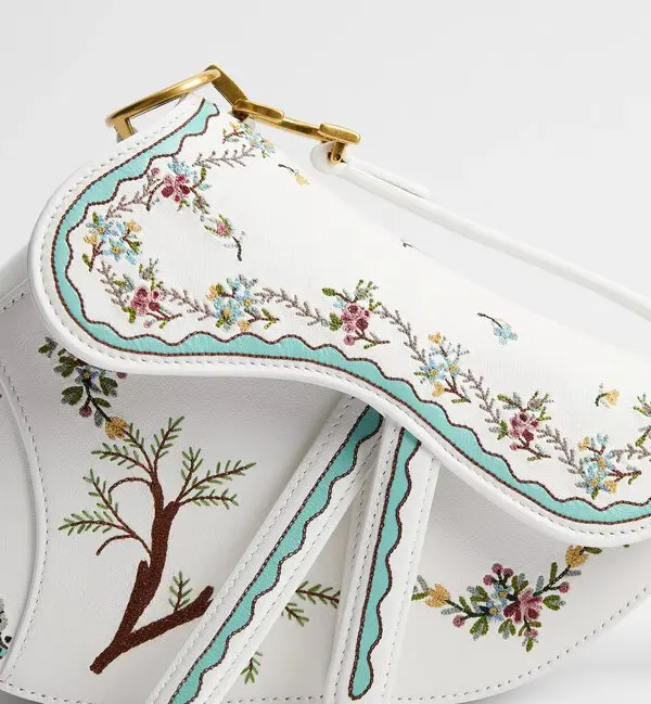 Dior Dioramour Small Saddle Bag With Strap