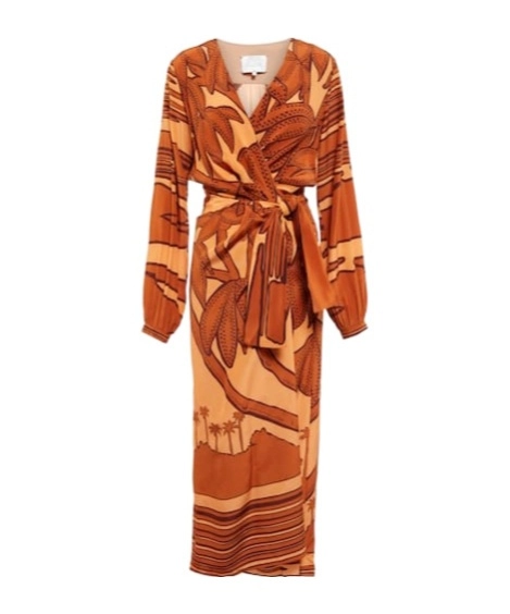 Johanna Ortiz Maxi Dress - Brown