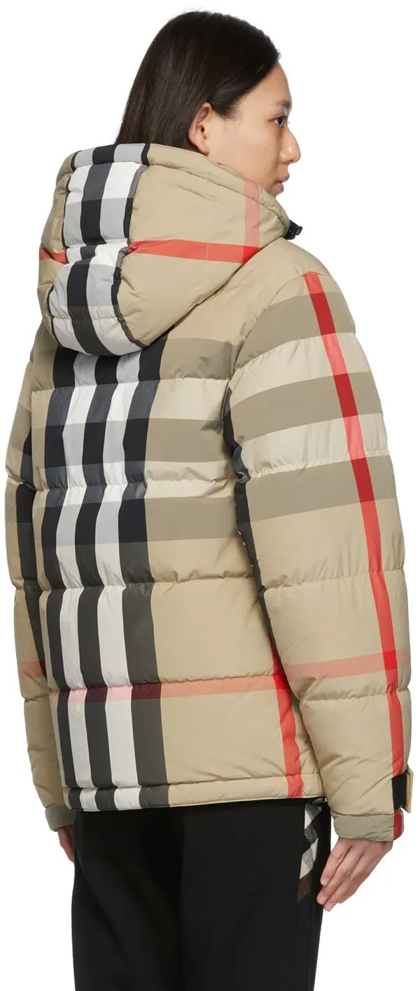 Burberry Reversible Exaggerated Check Padded Jacket