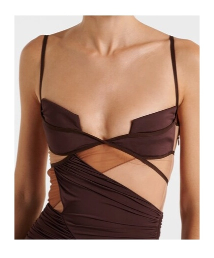NENSI DOJAKA Draped Minidress