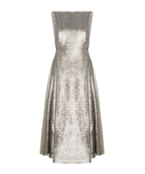 EMILIA WICKSTEAD Chaya Sequined Midi Dress