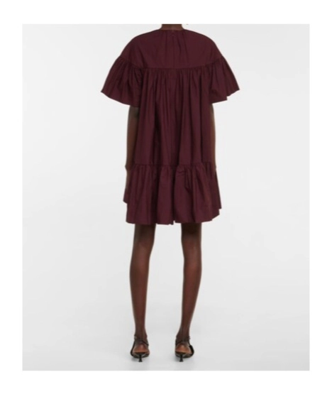 ROKSANDA Zuri Pleated Cotton Mini Dress
