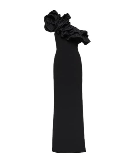Rebecca Vallance Chloe One-shoulder Gown