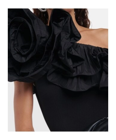 Rebecca Vallance Chloe One-shoulder Gown