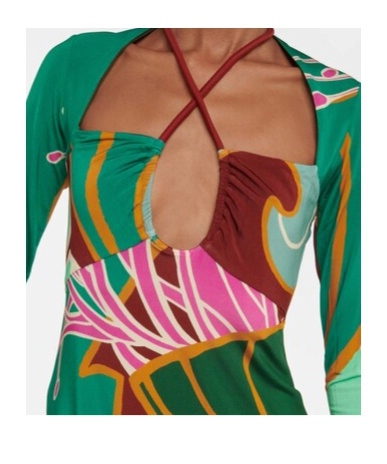 Johanna Ortiz Printed Maxi Dress