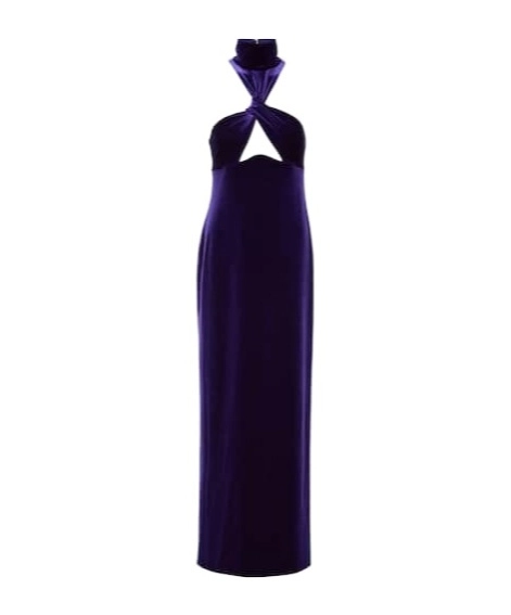 Galvan Cleveland Velvet Gown