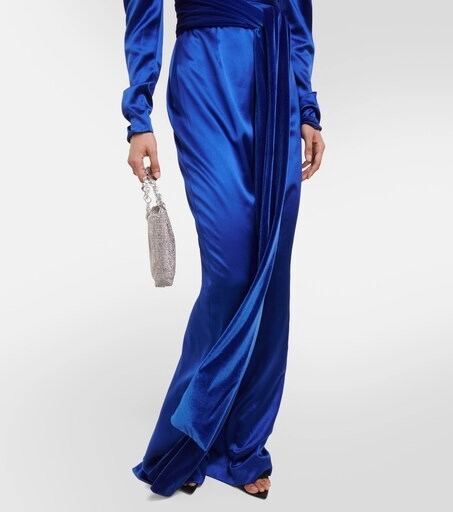 Monique Lhuillier Silk Satin Gown