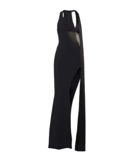 David Koma Cutout Satin Gown