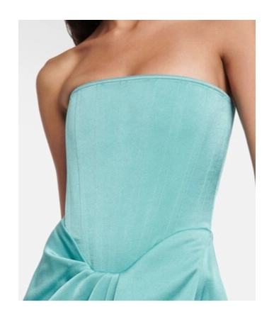 Alex Perry Strapless Gathered Gown