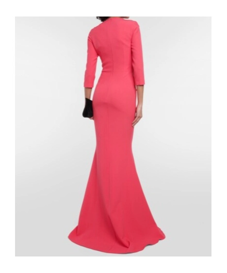 Safiyaa Pollina Crepe Gown - Red