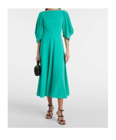 ROKSANDA Leticia Midi Dress With Short Sleeves