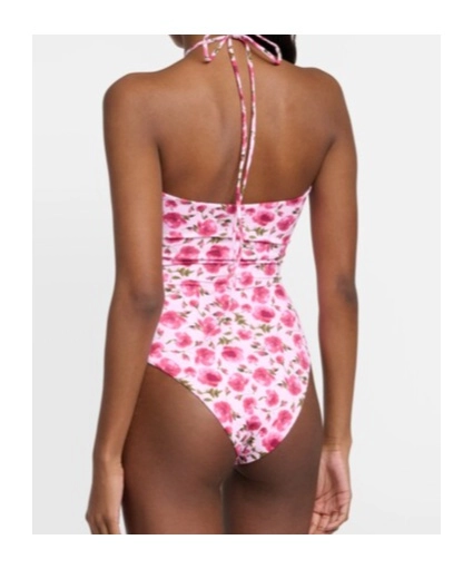 Magda Butrym Floral Halterneck Swimsuit